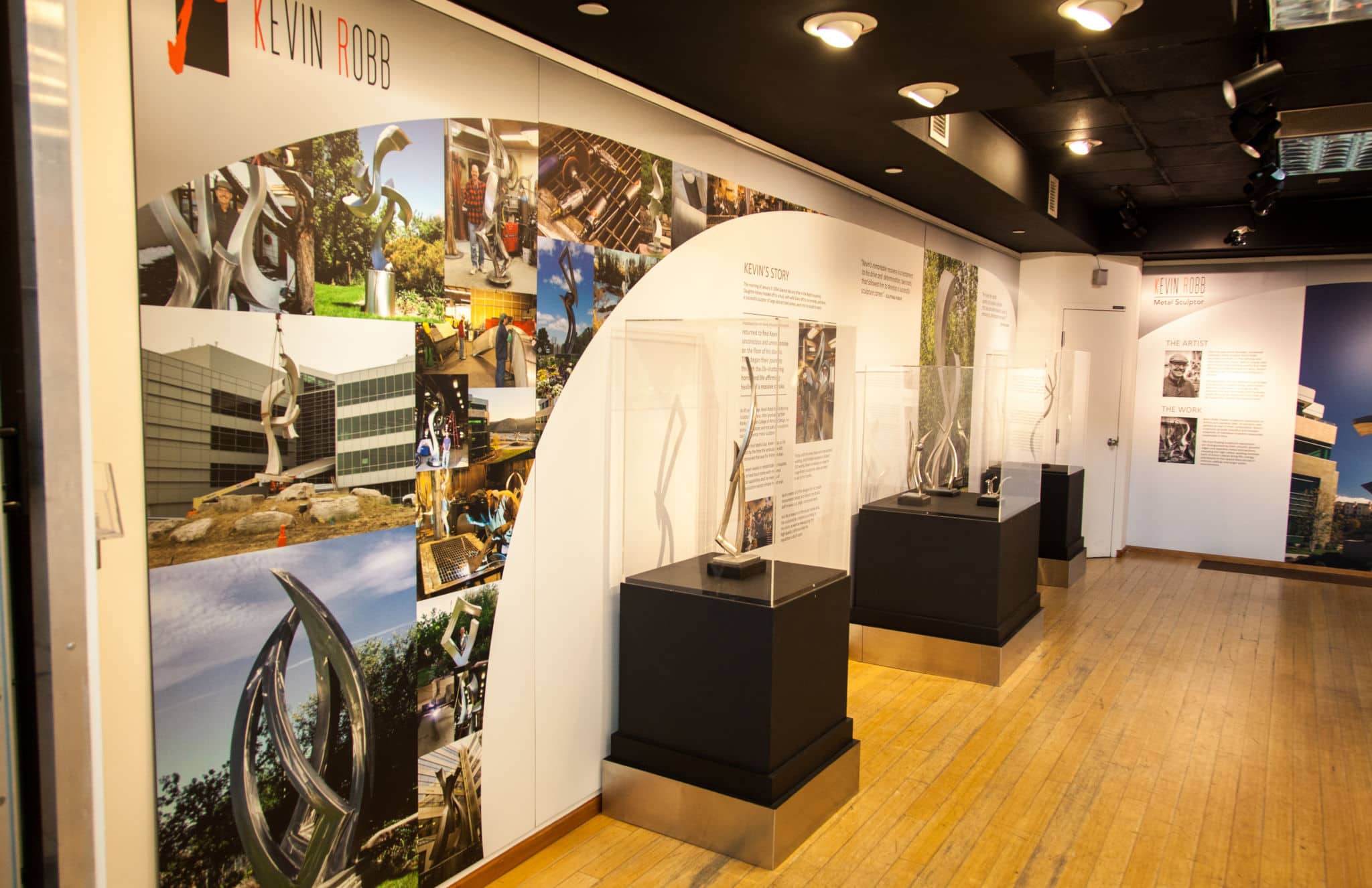 Stainless steel Sculptures Kevin Robb